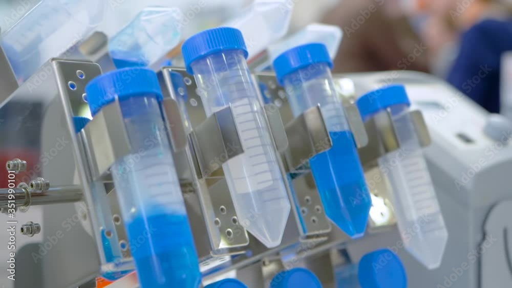 Digital tube rotisserie rotator for effective mixing biological samples ...