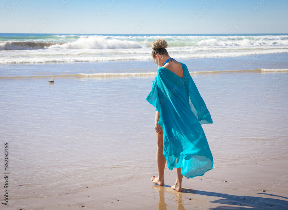 Sexy girl on the ocean. Stock Photo | Adobe Stock