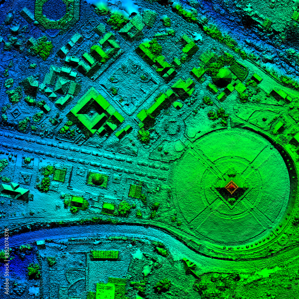 Foto de high resolution orthorectified111 orthorectification aerial map ...