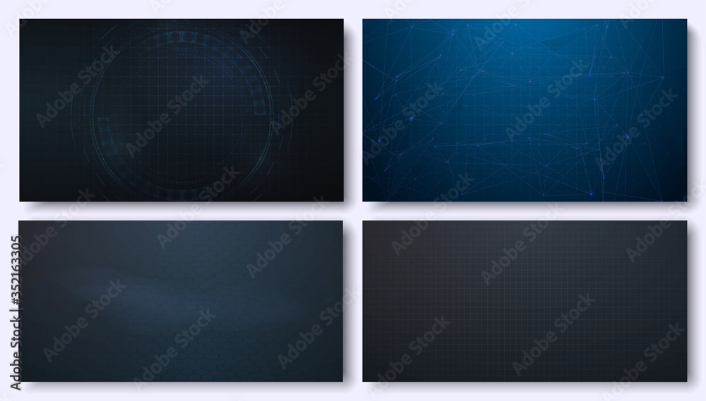 Grids for a virtual futuristic interface. These patterns are great for ...