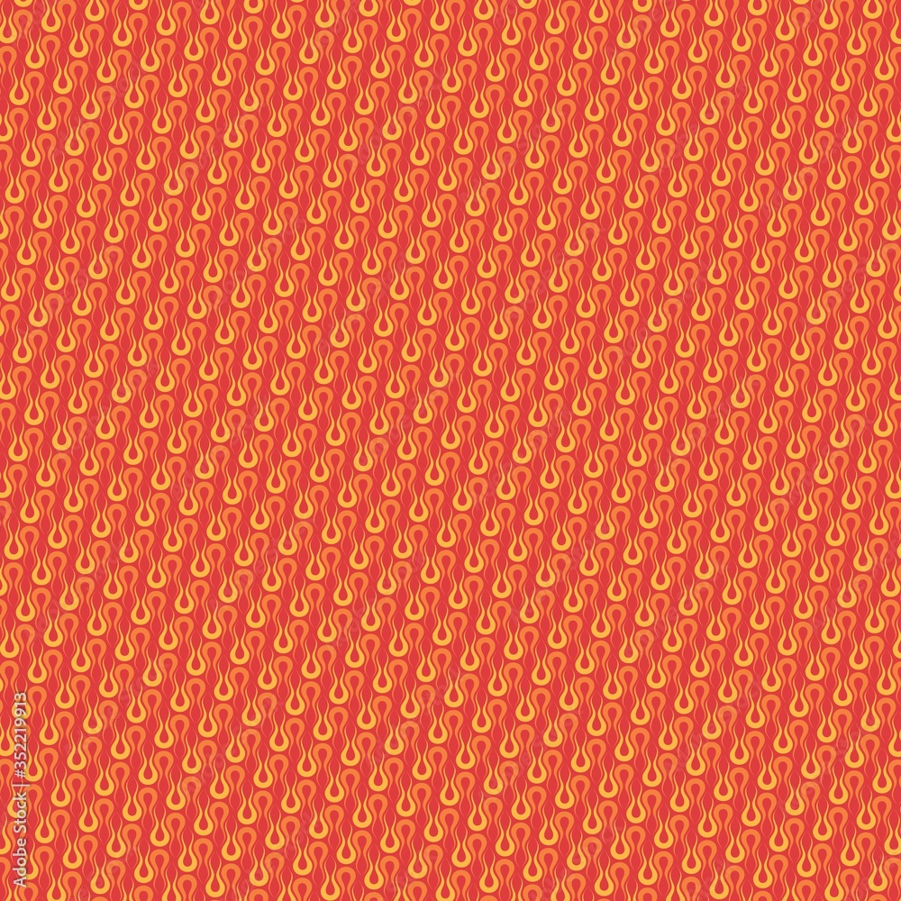 Seamless fire pattern with red background. Modern stylish texture ...