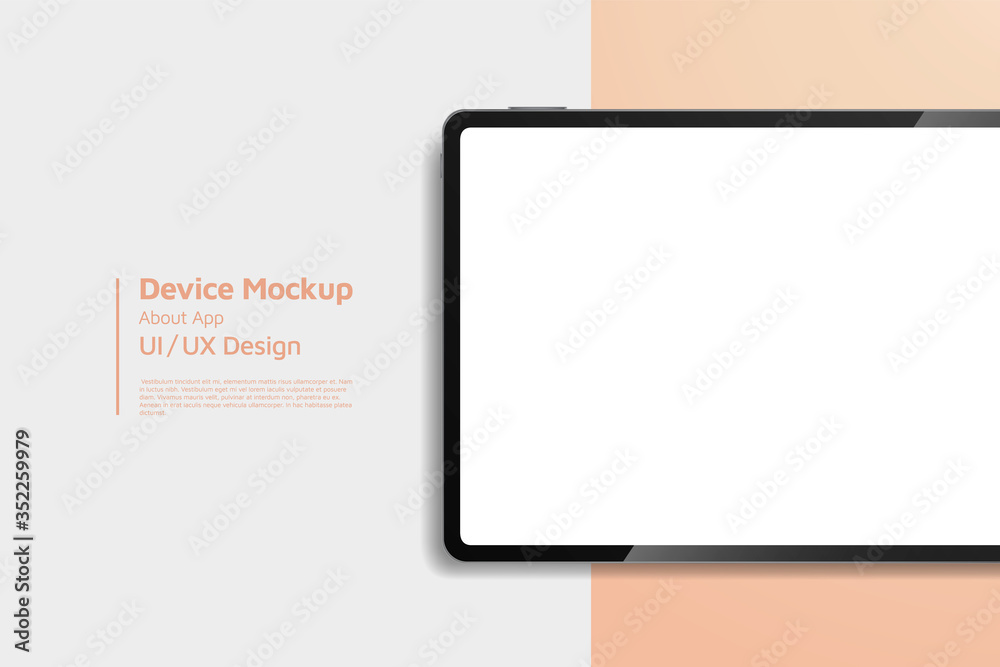 Poster Tablet isometric perspective view – Wall Art | UkPosters