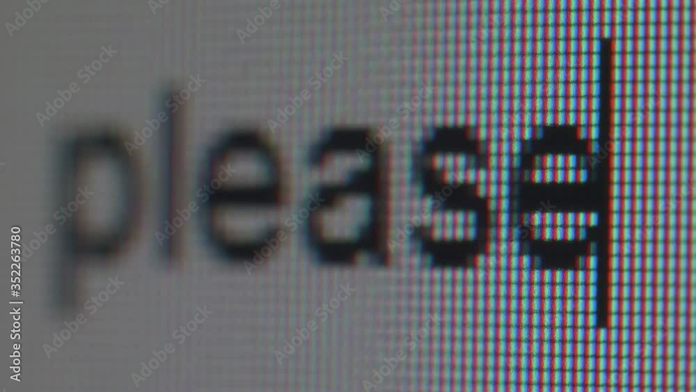 Typing phrase with mistake. Student types with errors. Macro view ...