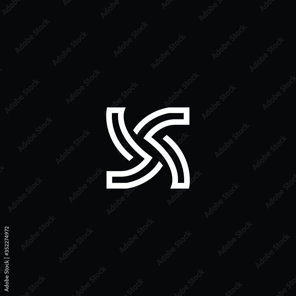 Professional Innovative Initial XS logo and SX logo. Letter X XX ...