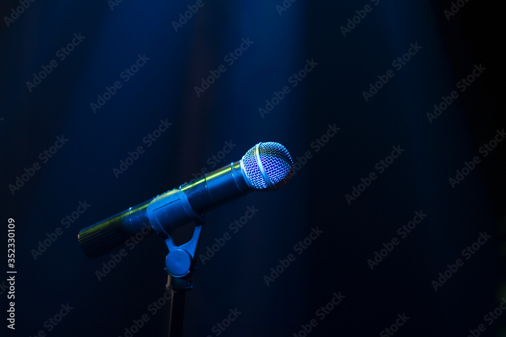 Microphone Stand Spotlight