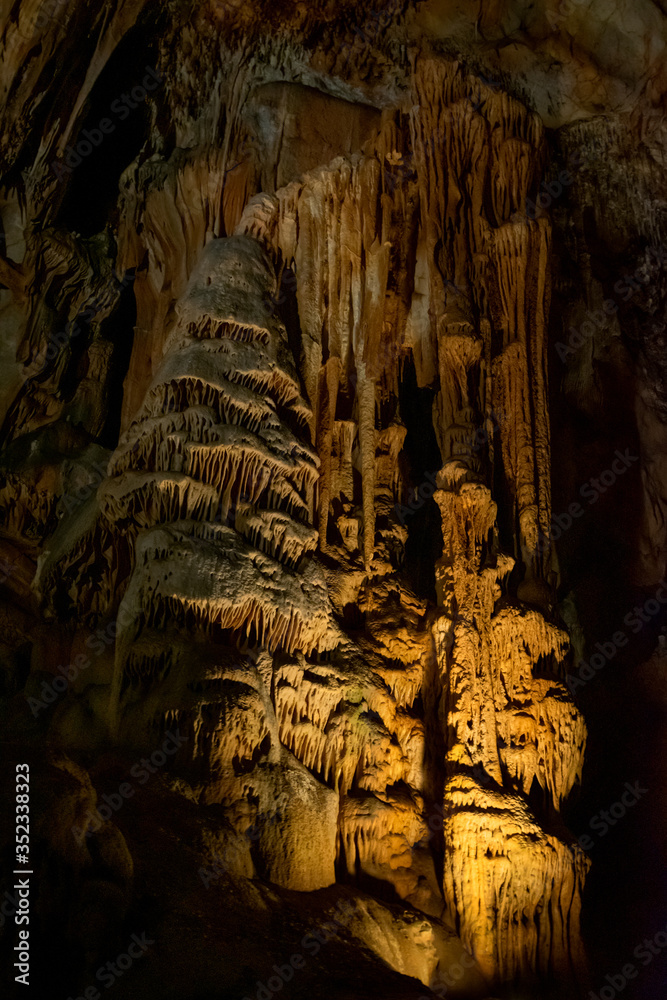 Domica jaskyna, Domica-cave, Slovak karst Mountains, Slovakia Stock ...