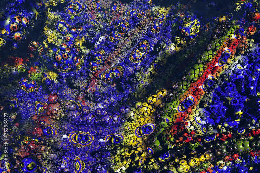 3D render. The embossed background texture, 3d illustration, volumetric ...