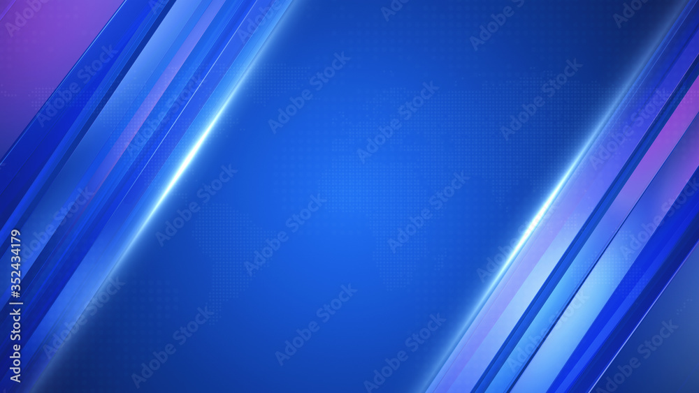 Virtual Studio Set Background.Blue broadcast background.News Background ...