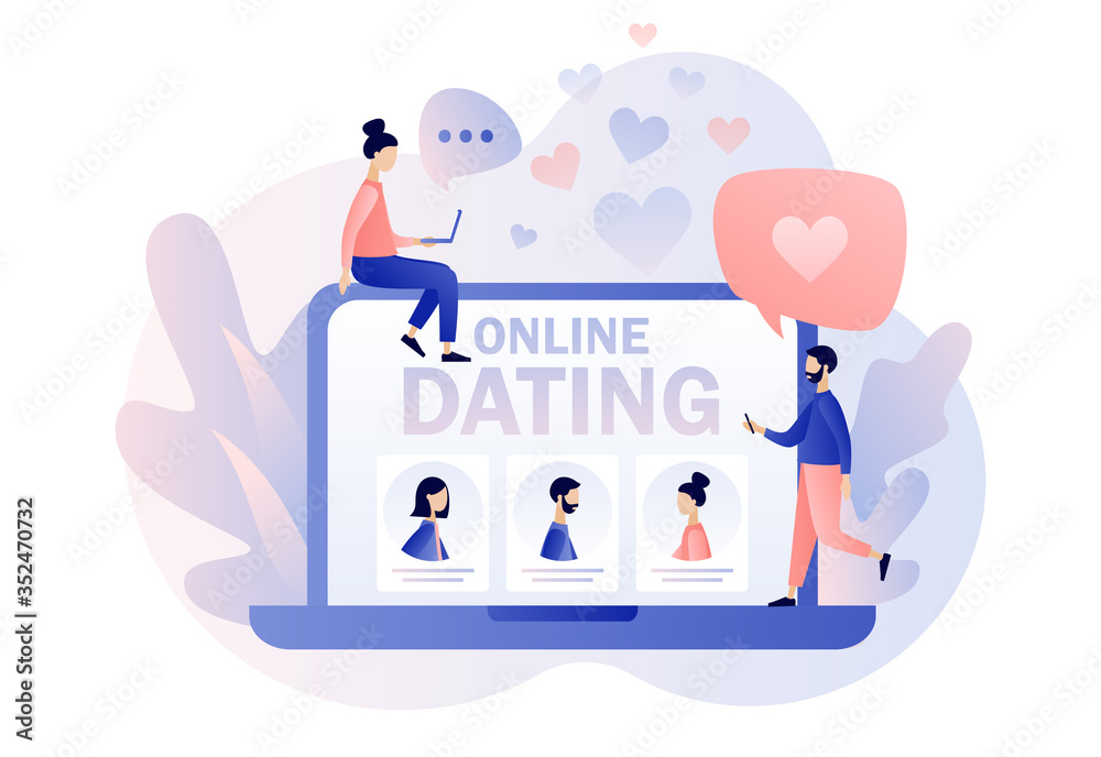 Internet Relationship Cartoon