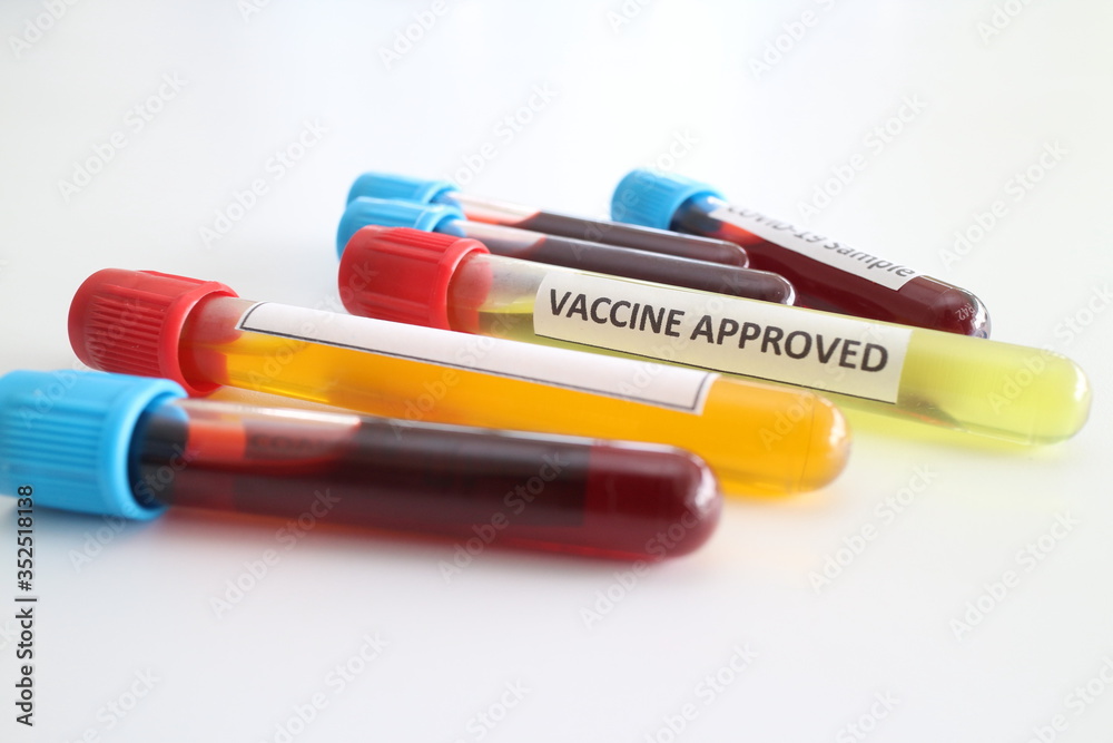 vaccine sample of covid-19 or corona virus Stock Photo | Adobe Stock