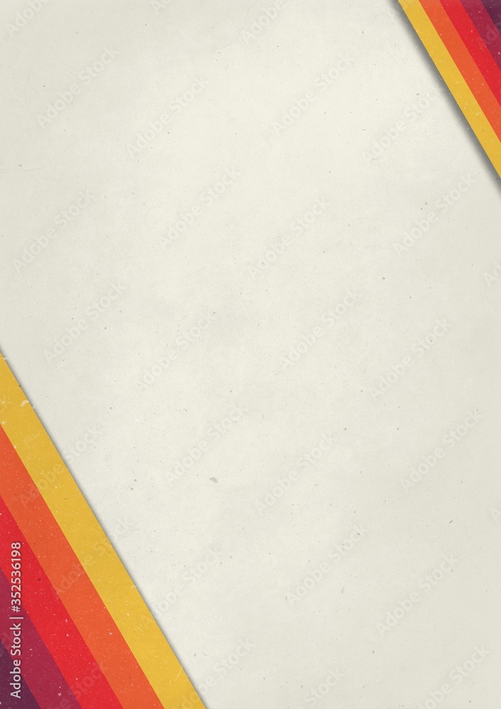 A retro 1970's or 1980's portrait graphic background design for use as ...