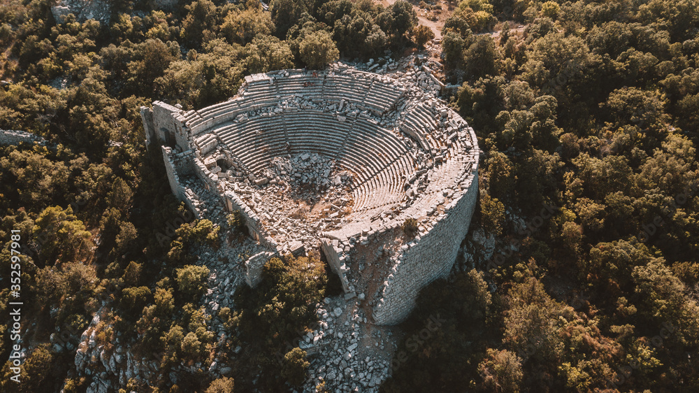 Termessos ancient city. Termessos is one of Antalya -Turkey's most ...
