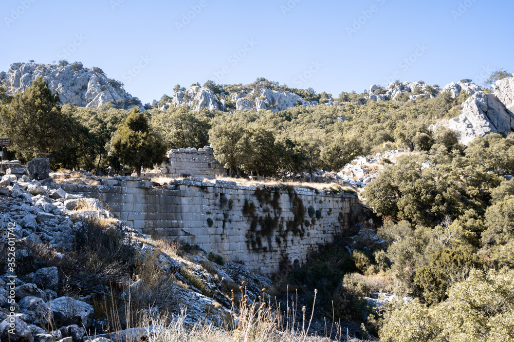 Termessos ancient city. Termessos is one of Antalya -Turkey's most ...