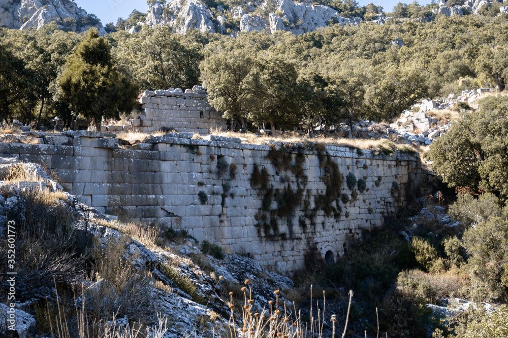 Termessos ancient city. Termessos is one of Antalya -Turkey's most ...