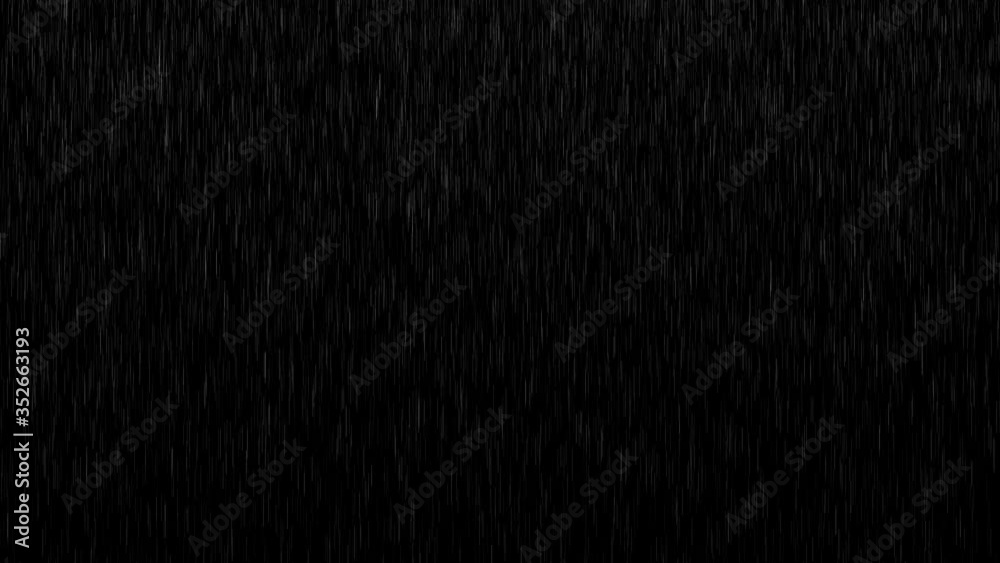 4k Loop Rain Drops Falling Alpha, Real Rain, High quality, Slow Rain ...