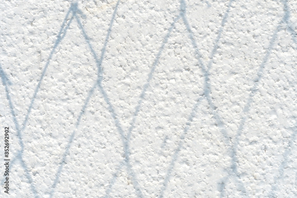 Empty white background, texture. White rigid polistirol plate for ...