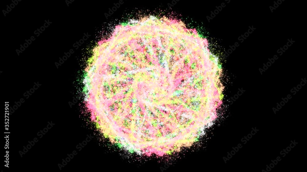 Looped seamless footage for your event, concert, stage design, title ...