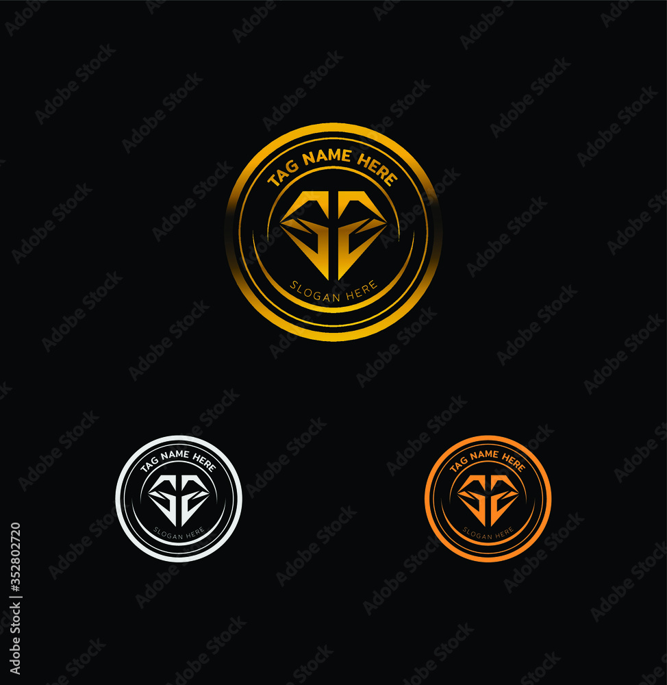 initial SS design logo vector gradient concept Stock Vector | Adobe Stock