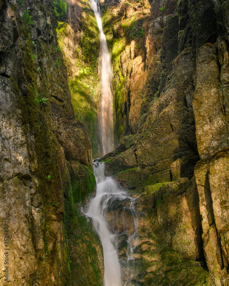 Catrigg Force is a waterfalls in the Yorkshire Dales and was a ...