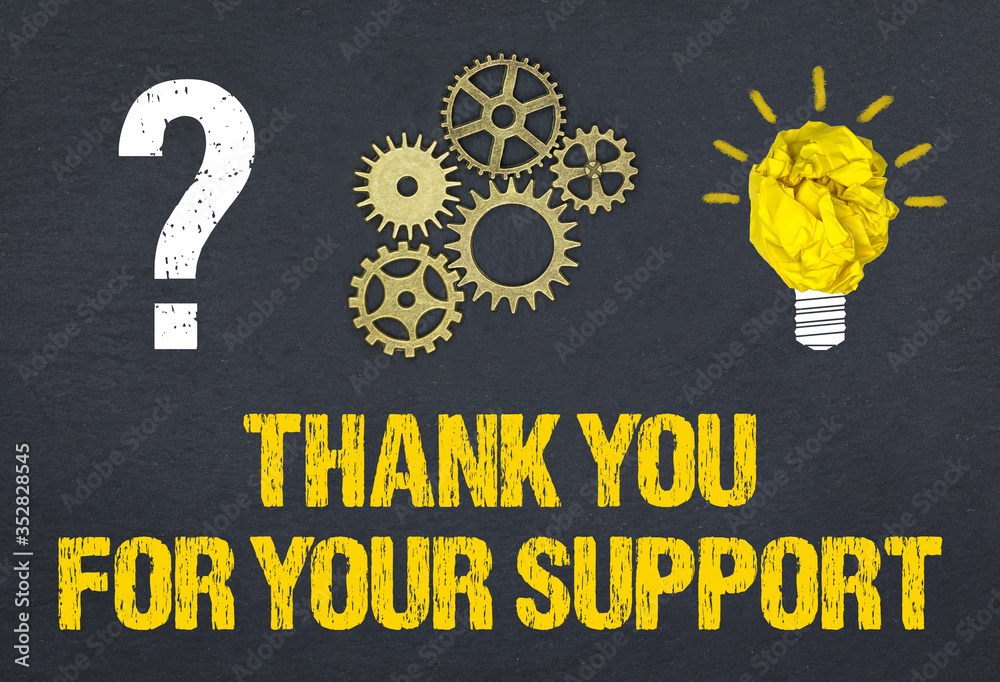 Thank you for your Support Stock Photo | Adobe Stock