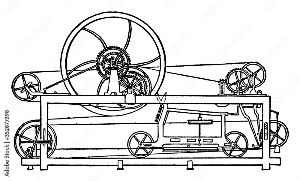 Spinning Jenny Industrial Revolution Diagram