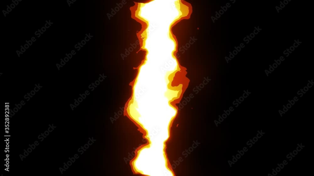 Comic Manga Fire Fx Dynamic Action Patterns/ 4k animation of a comic ...