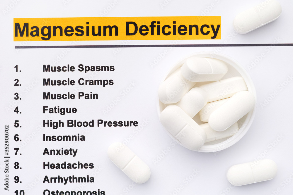 Magnesium deficiency. Stock Photo | Adobe Stock