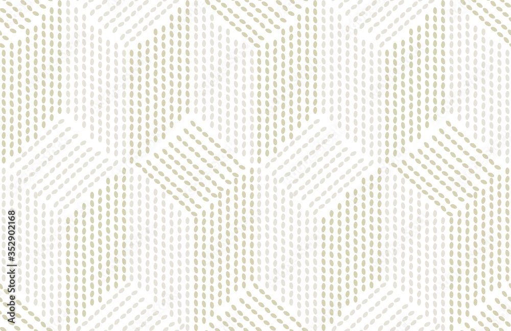 Rice seeds in lines tribal style seamless pattern for background ...