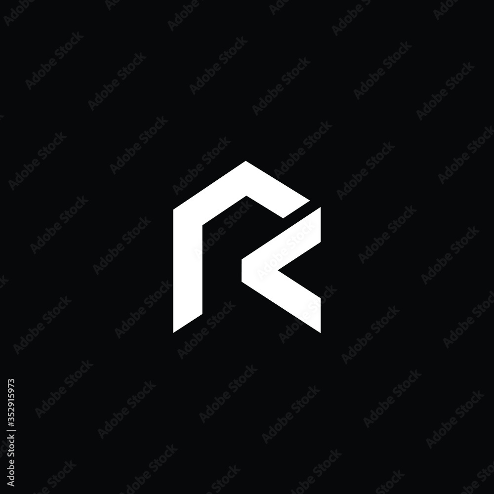 Vetor de Professional Innovative Initial RC logo and CR logo. Letter R ...