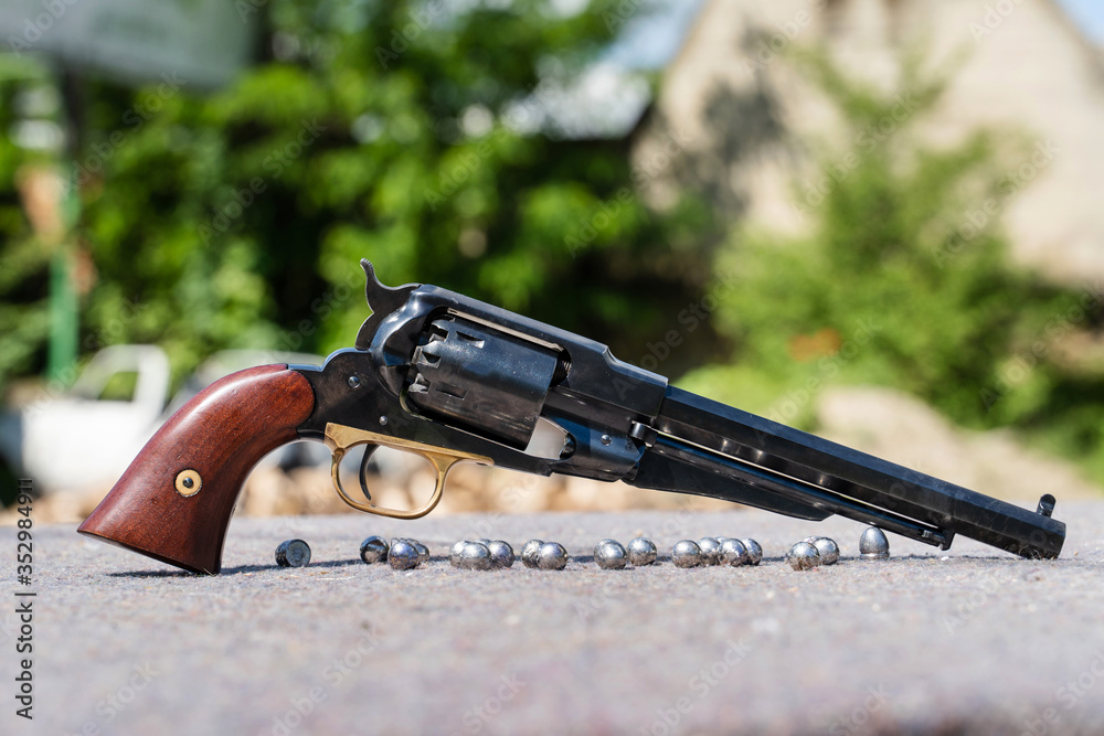 Old black powder Percussion Army Revolver vintage gun replica Civil War ...