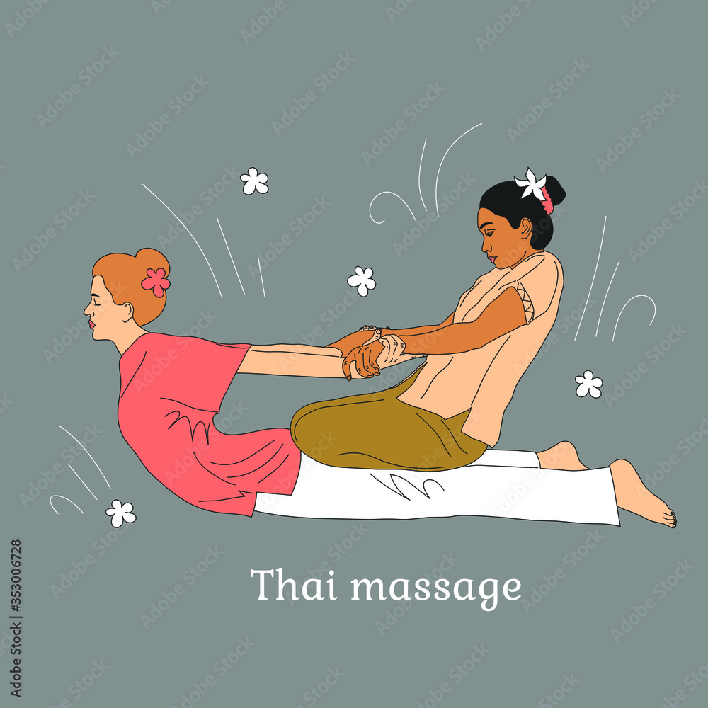 Thai Massage Vector