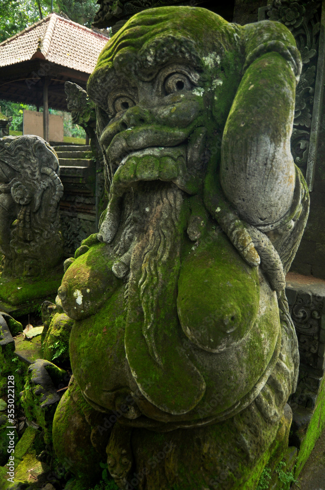 Art sculpture and carved antique deity angel god of hindu statue ...