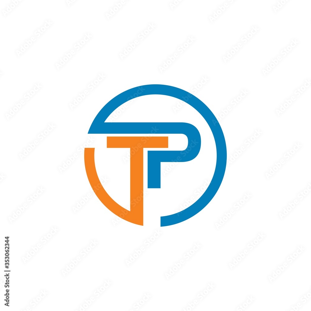 logo TP icon vector Stock Vector | Adobe Stock