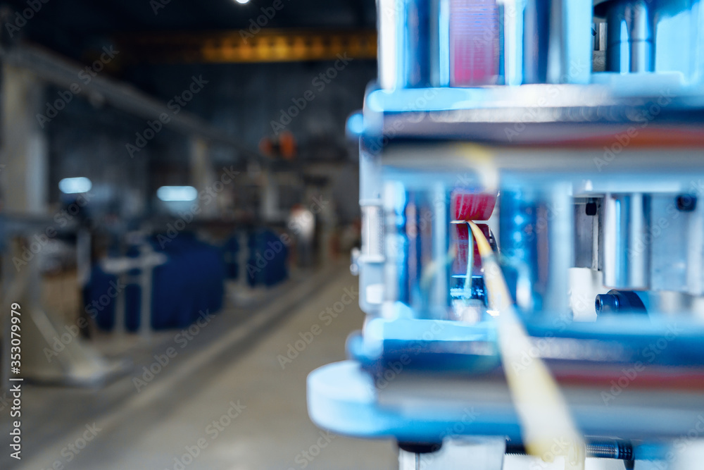 Fotka „Inside a modern plant producing power electric cables and ...