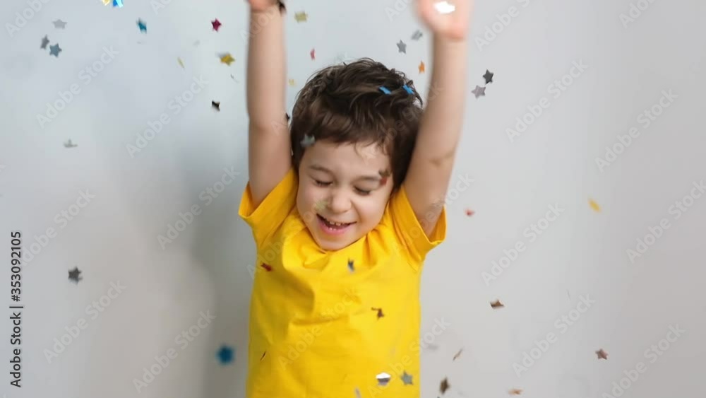 happy birthday child. Photo of charming cute fascinating nice little ...