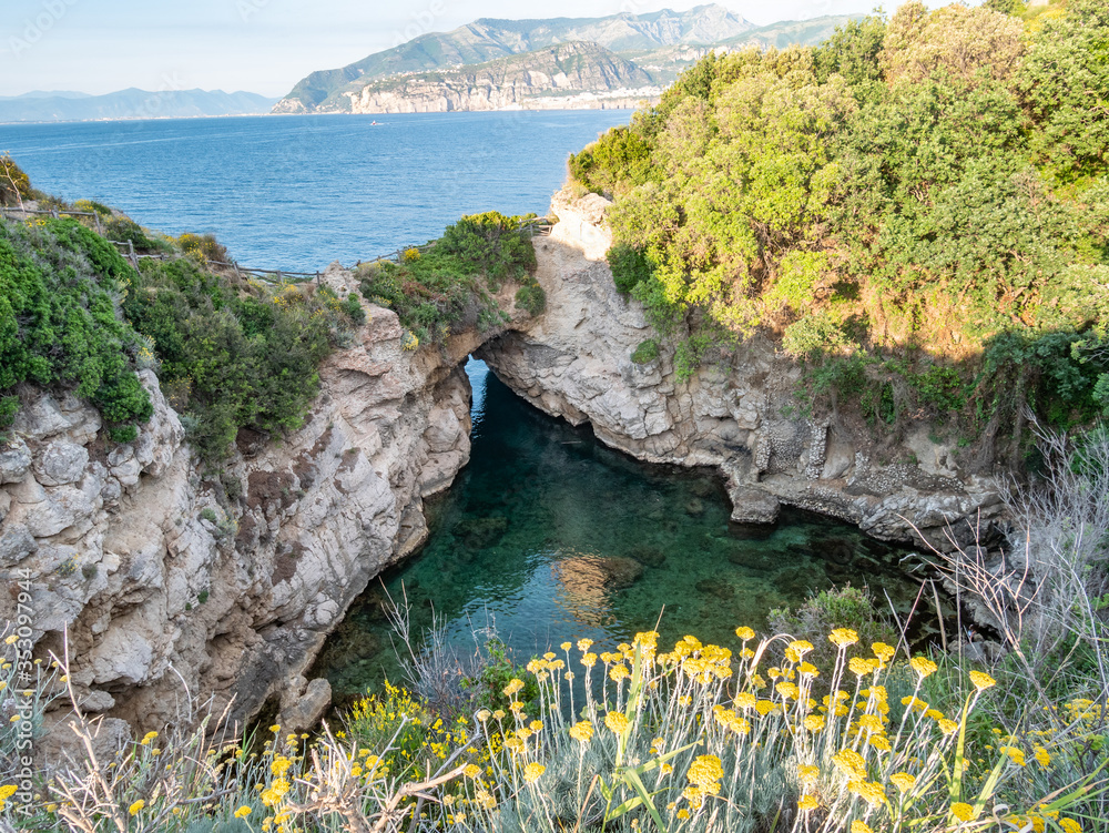 Fotografia do Stock: Ruins of roman Villa di Pollio Felice called Bagni ...