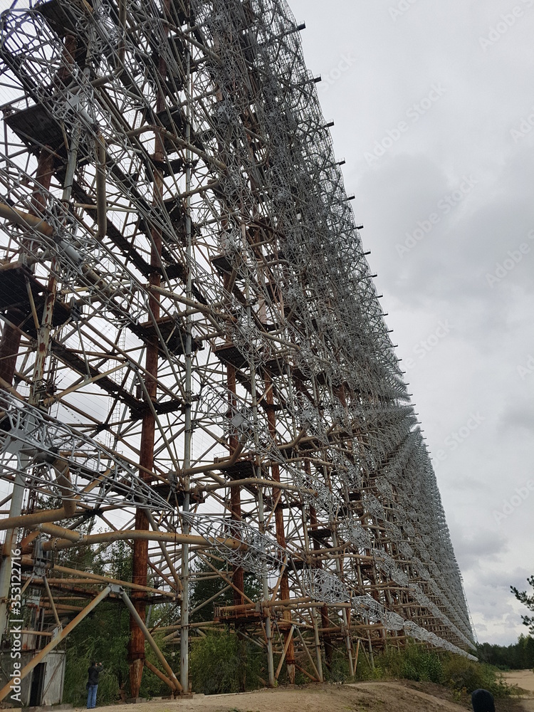 Foto de Duga Radar, a Soviet over-the-horizon radar (OTR) used as part ...