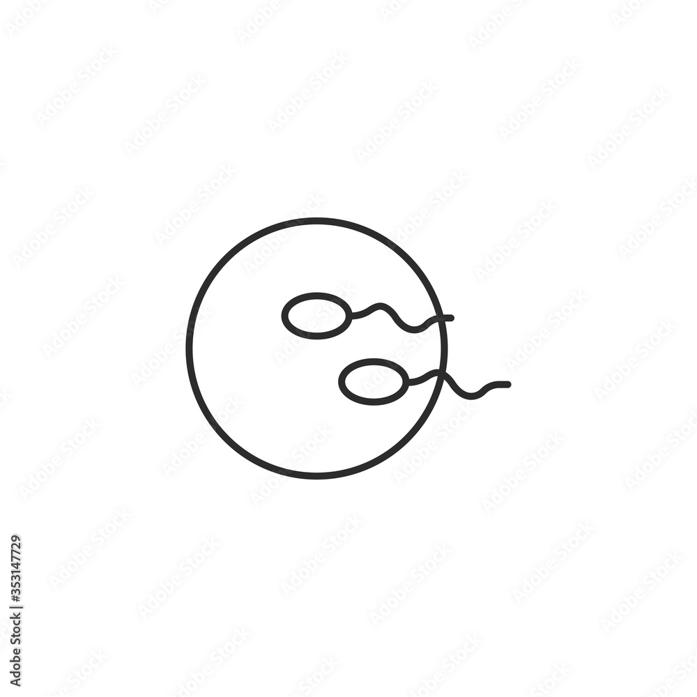 Reproduction process icon. Vector Illustration Stock Vector | Adobe Stock