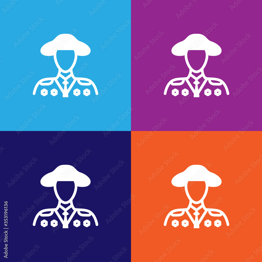 Banderillero icon. Element of culture of spain icon. Premium quality ...