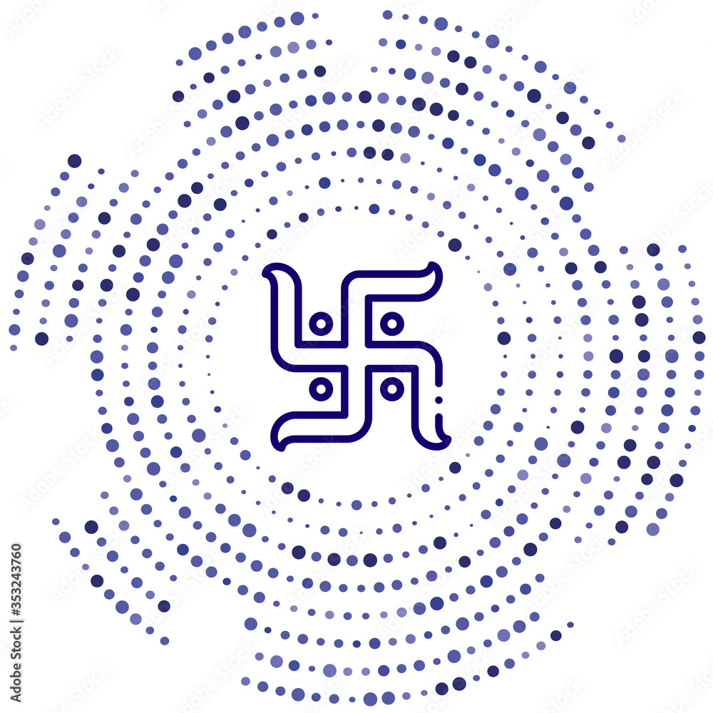 swastika vector icon. swastika editable stroke. swastika linear symbol ...