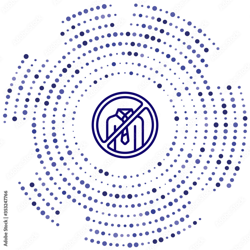 no work vector icon. no work editable stroke. no work linear symbol for ...