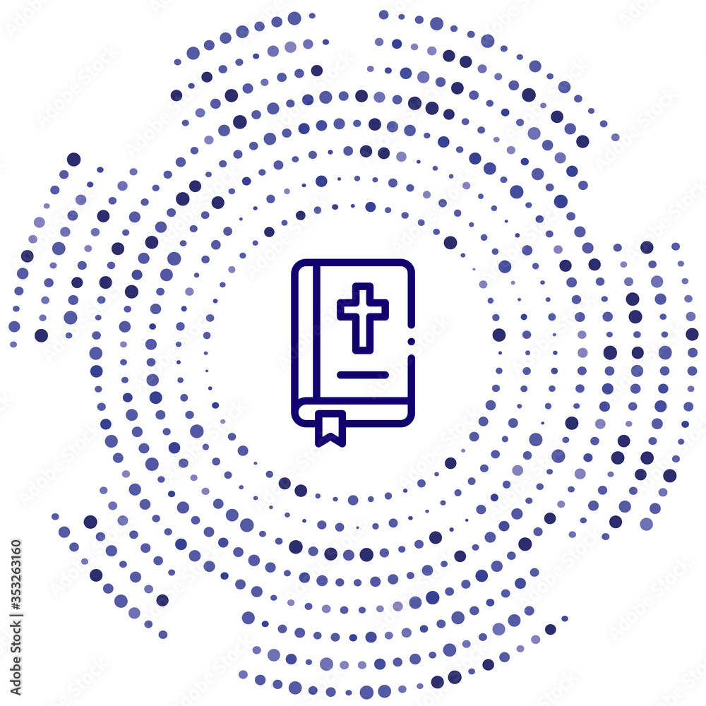 bible vector icon. bible editable stroke. bible linear symbol for use ...