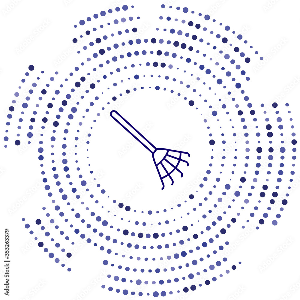 rake vector icon. rake editable stroke. rake linear symbol for use on ...