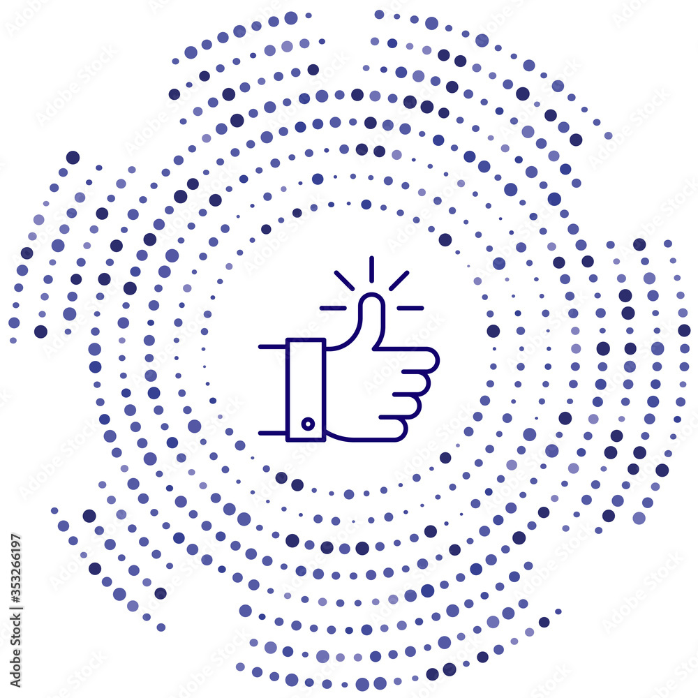 thumbs up vector icon. thumbs up editable stroke. thumbs up linear ...