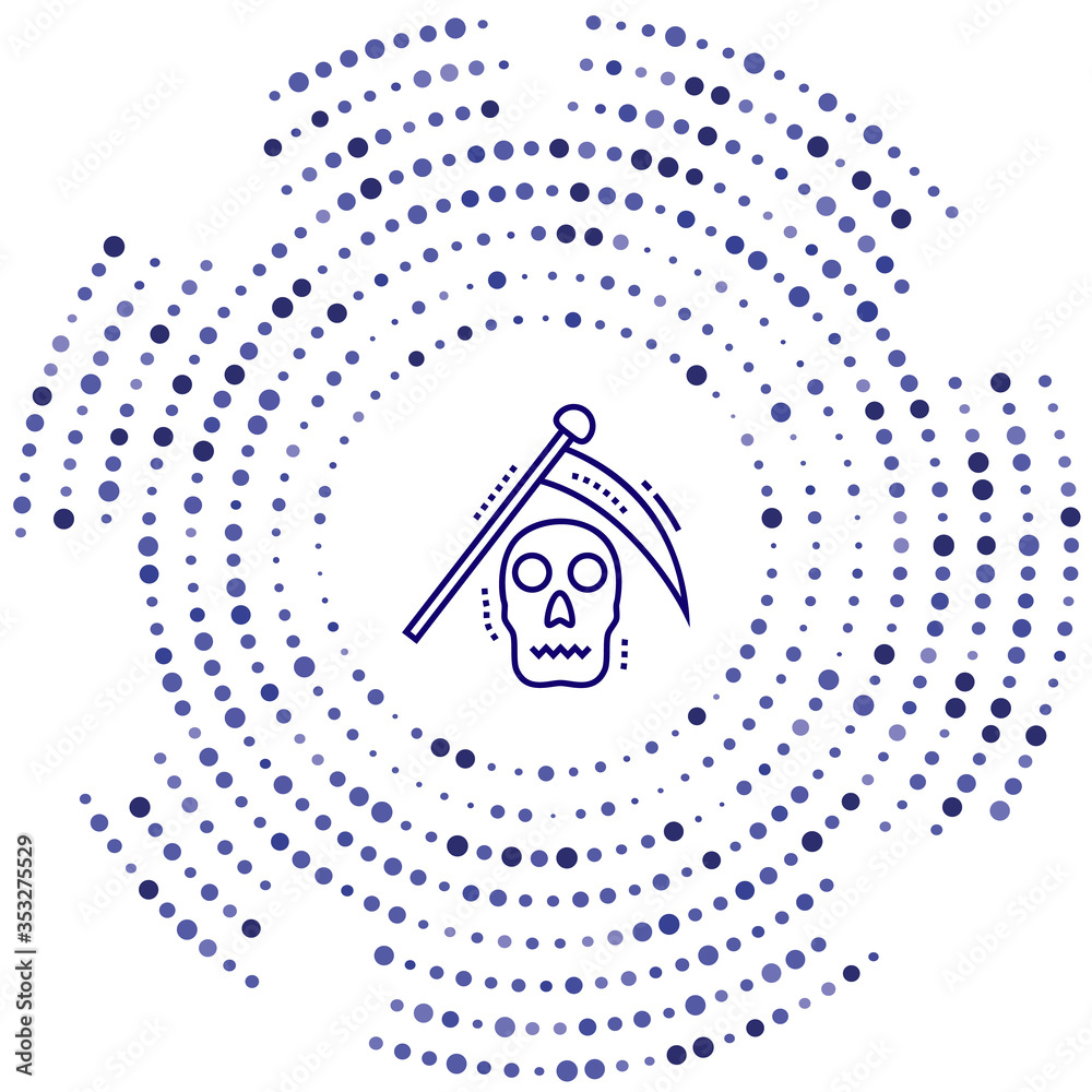 reaper vector icon. reaper editable stroke. reaper linear symbol for ...