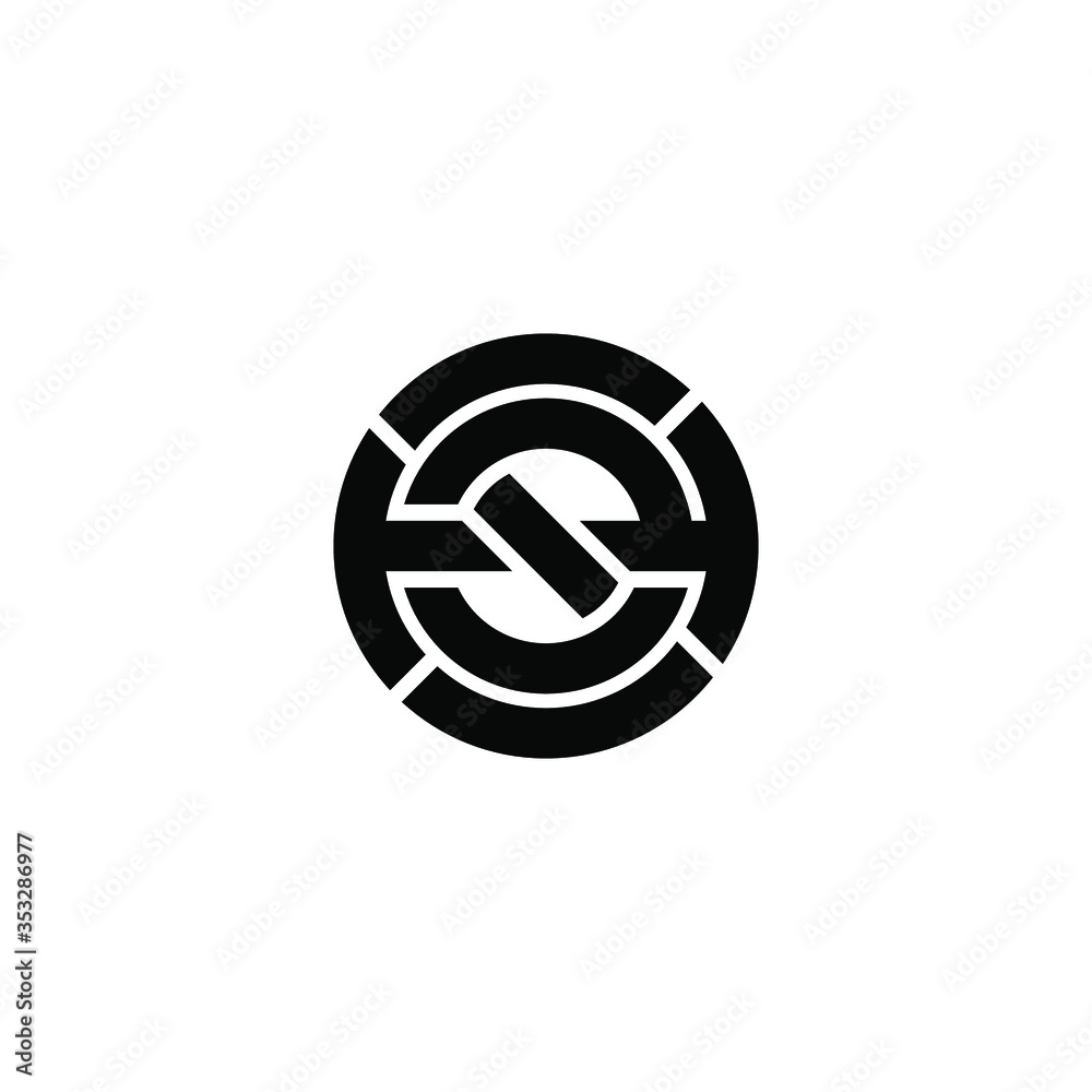 she letter original monogram logo design Stock Vector | Adobe Stock