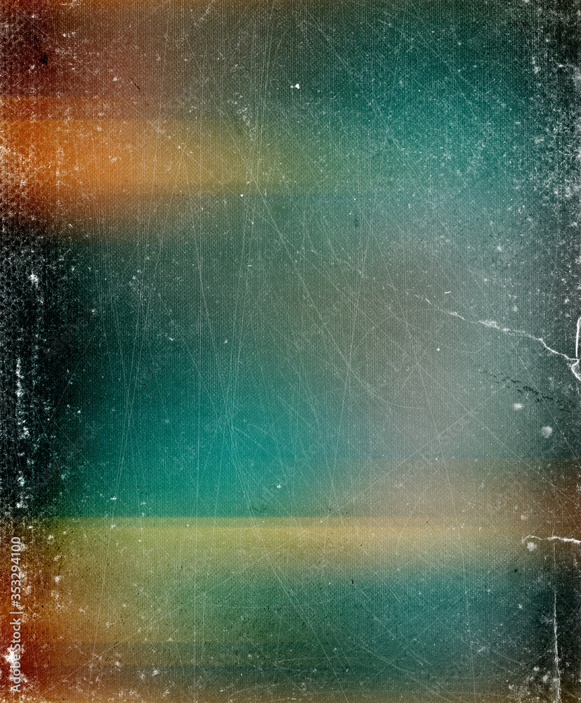 Vintage old abstract distressed blurred retro photo bokeh background ...