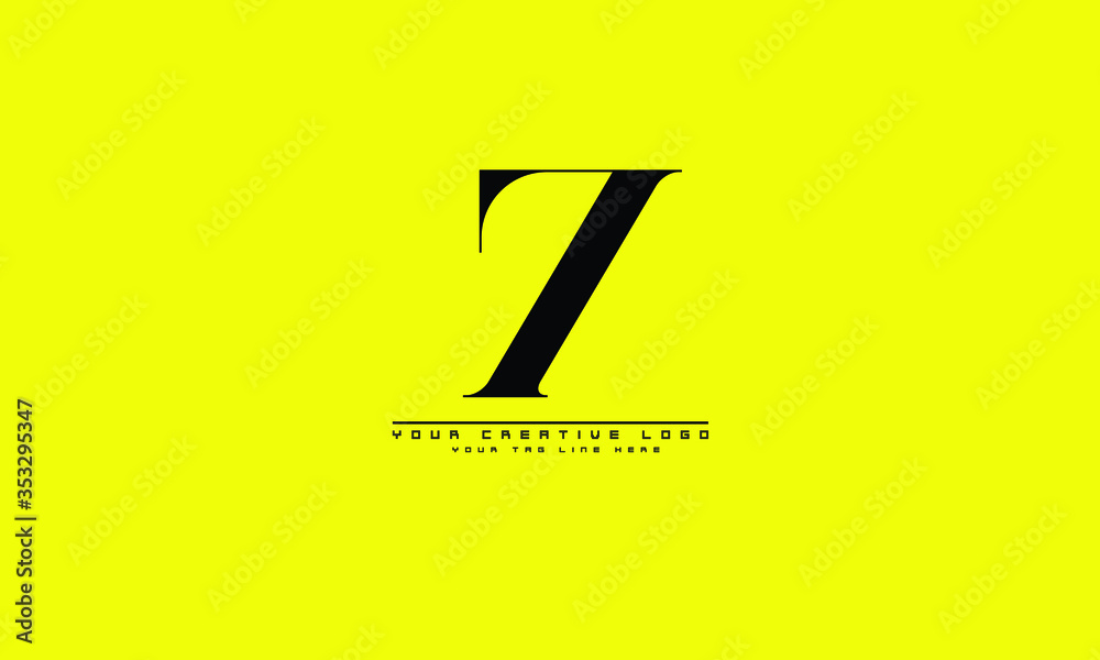 7 abstract vector logo monogram template Stock Vector | Adobe Stock