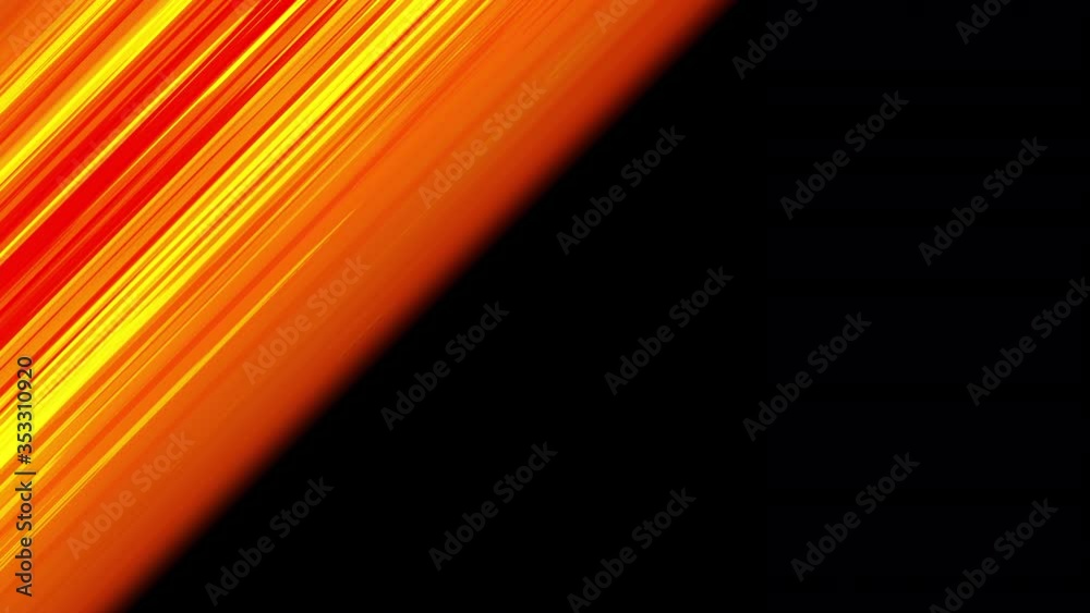 Vidéo Stock 5 Transition of Orange Yellow Red Anime Speed Line gradient ...