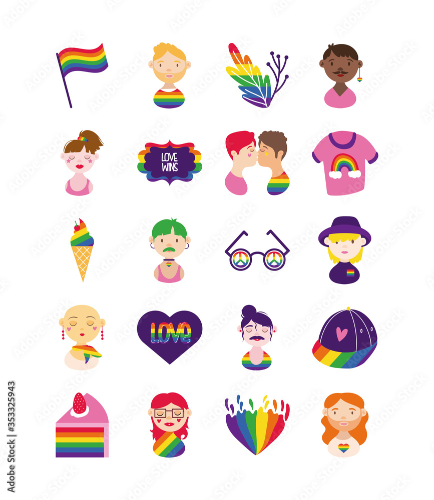 Gay Pride Icons